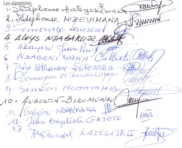 Signatures prisonniesr bénin | Actualité/informations et documentation ...